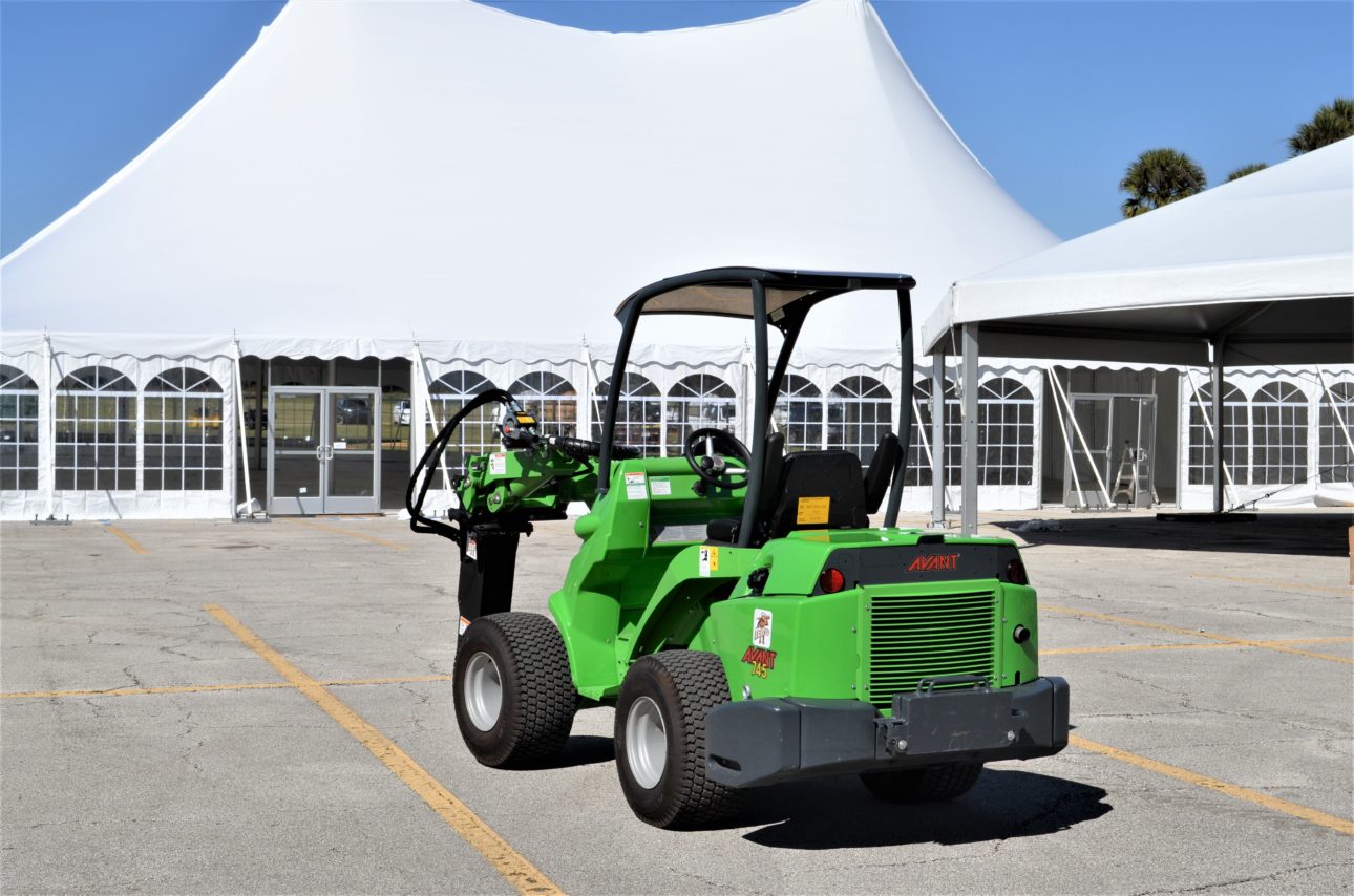 anchor finish shot - Tent OX™ at IFAI Tent Show Florida with Tent OX.